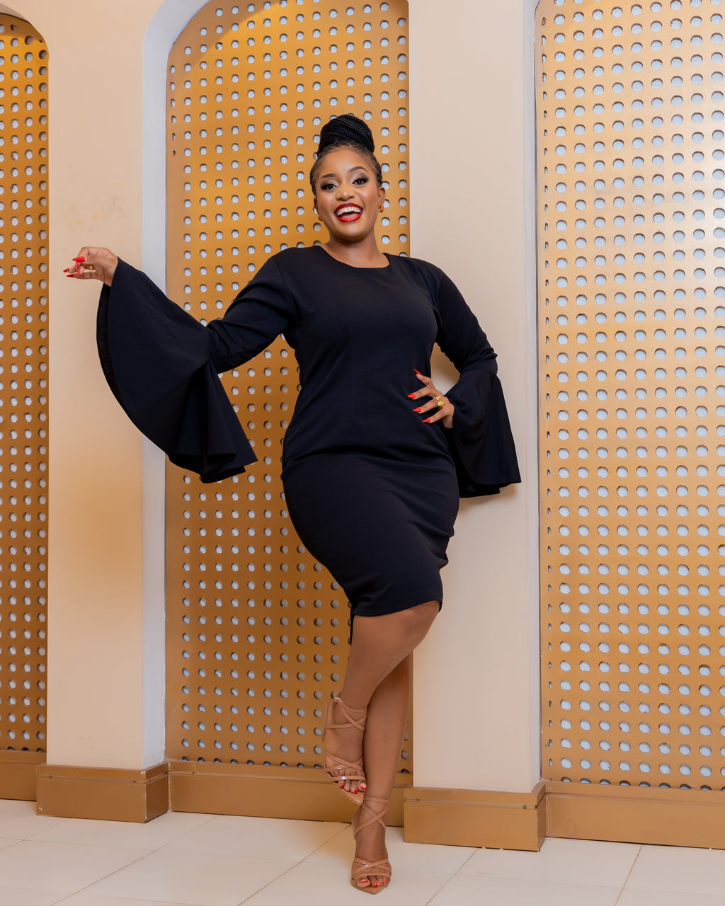 Allus Dress - Black – Olakira Craft