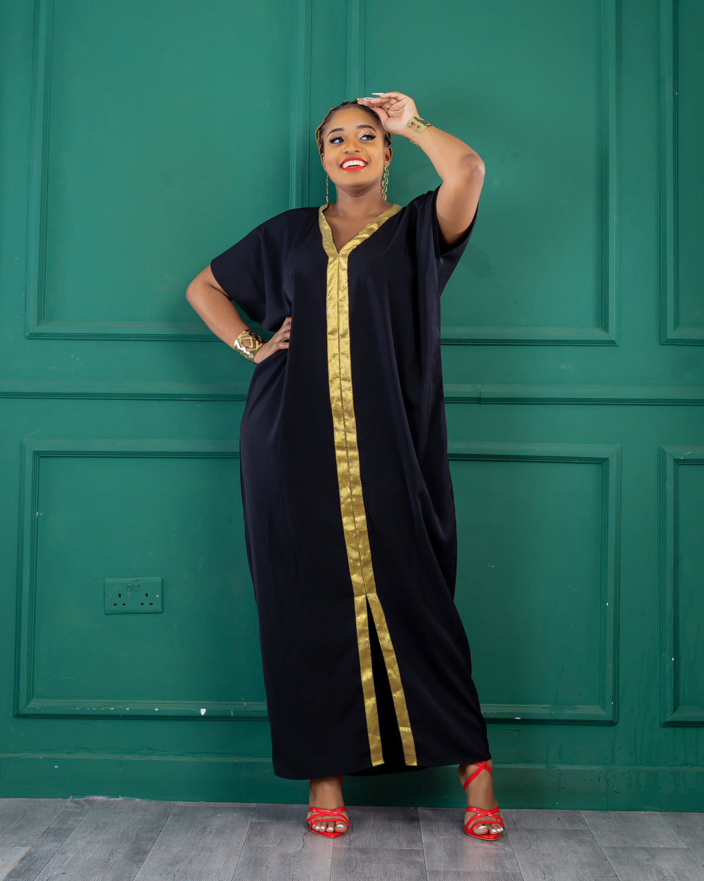 Matisi Arabic Dress - Black – Olakira Craft