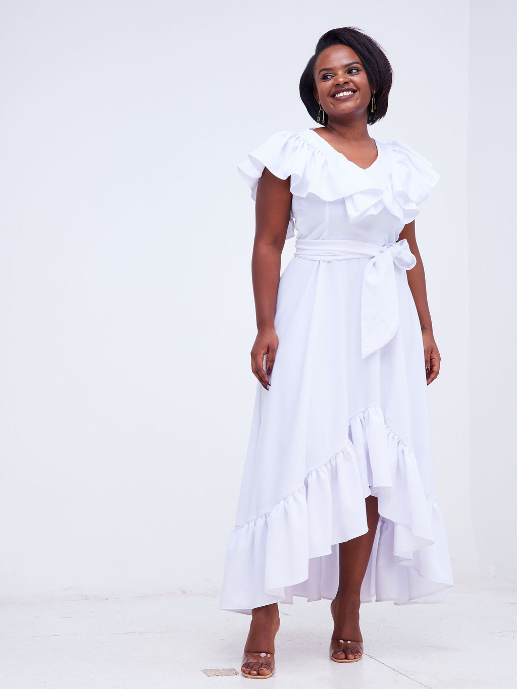 Kendu Dress - White – Olakira Craft